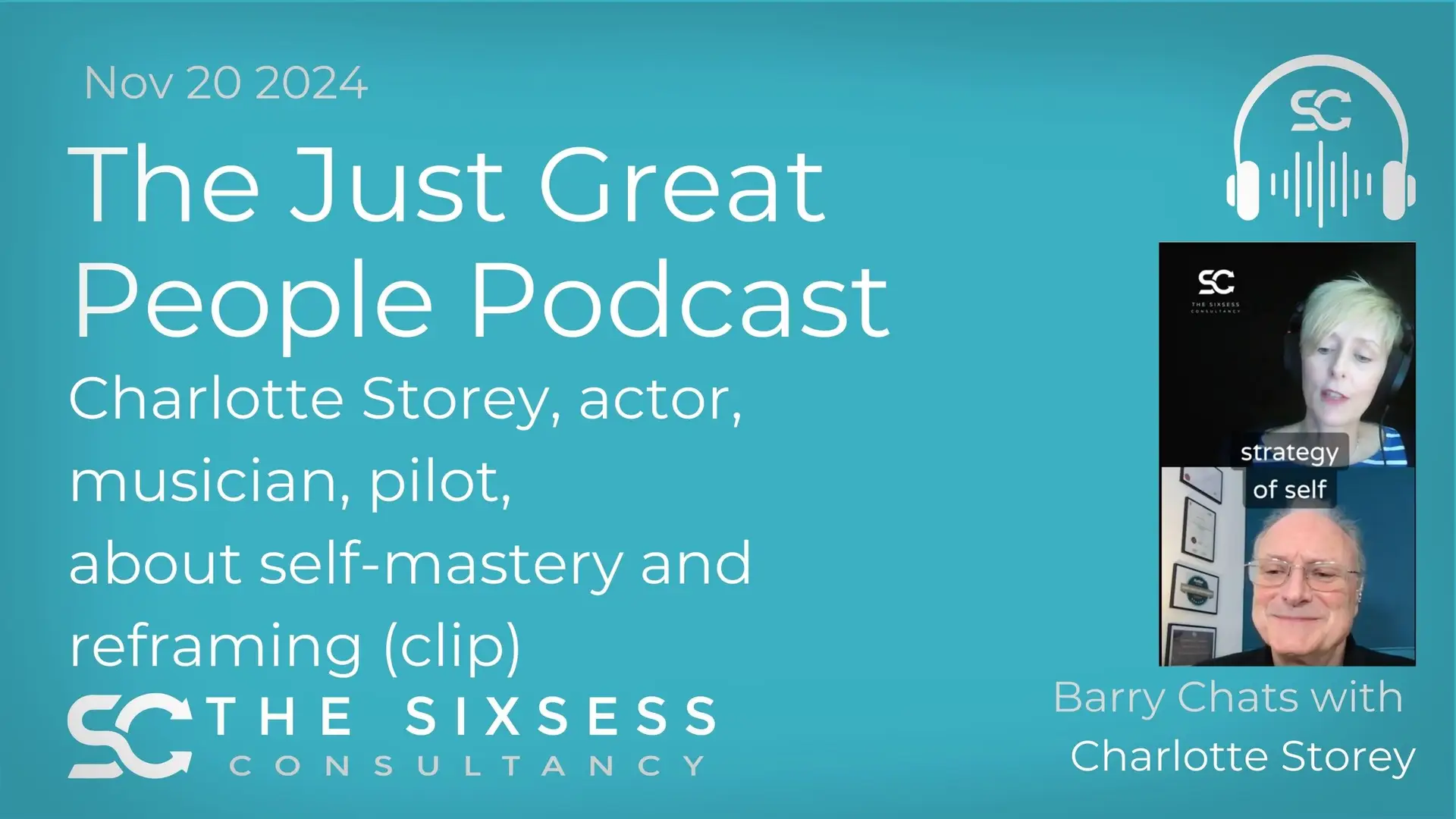 Barry Talks to The Inspirational Charlotte Storey About Self-Mastery ...