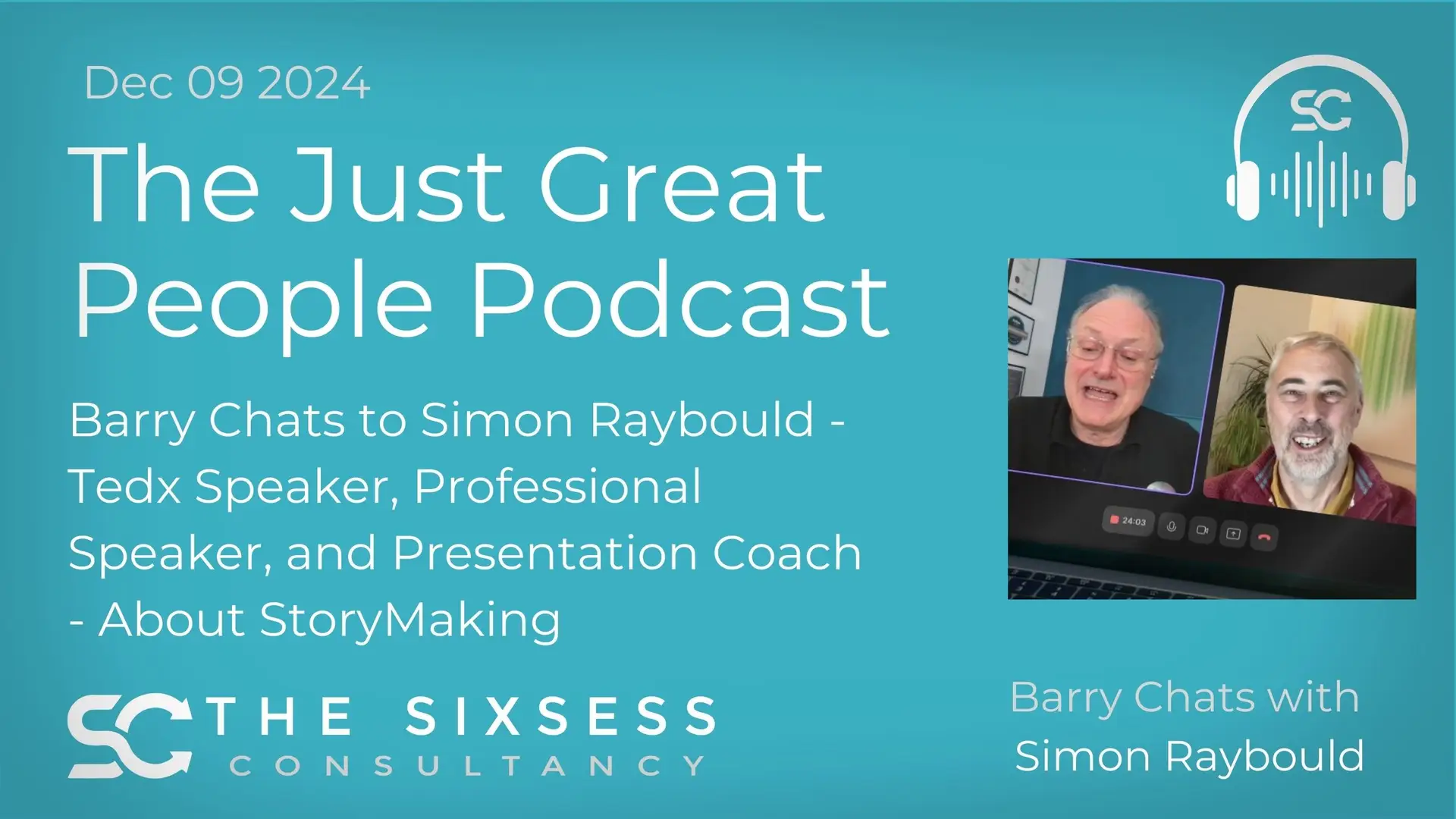 Barry Eustance Chats to Simon Raybould - Tedx Speaker and Presentation ...